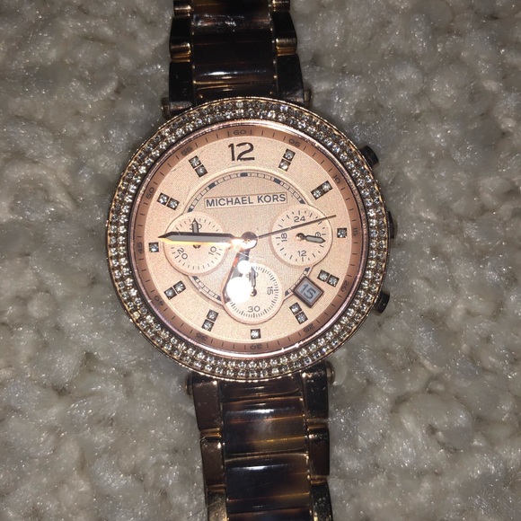 Michael Kors | Accessories | Michael Kors Tortoise Shell Watch | Poshmark